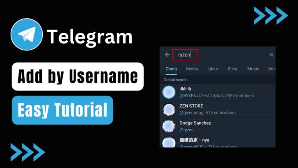 How To Add Telegram Members By Username? - Telegram Rocket